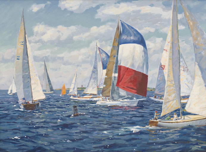 T.m. Nicholas, (american, B. 1963), Gosport Regatta, 2012