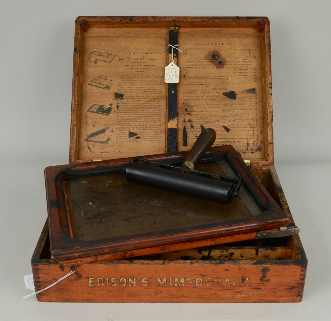 THE EDISON MIMEOGRAPH NO