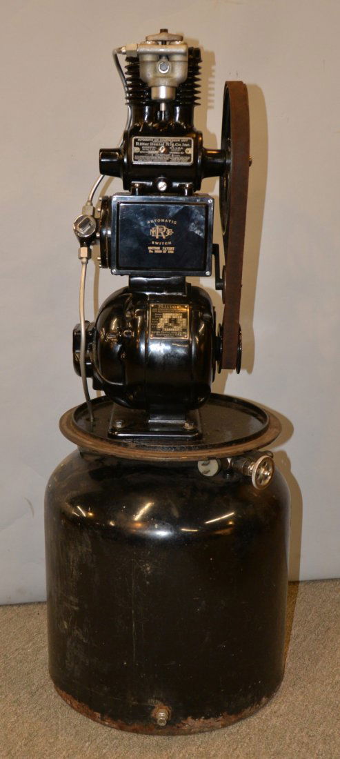 RITTER DENTAL AIR COMPRESSOR MOTOR, with automatic swit