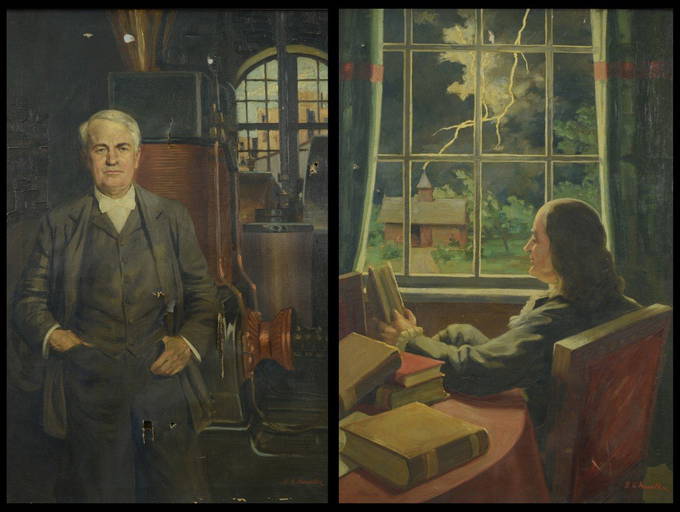 George R. Havelka, (american, 20th Century), Ben Frankl