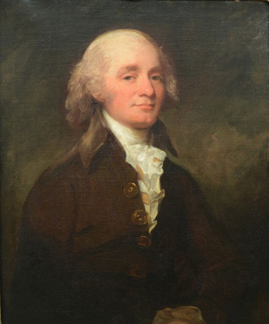 GEORGE ROMNEY, (English, 1734-1802), PORTRAIT OF JAMES