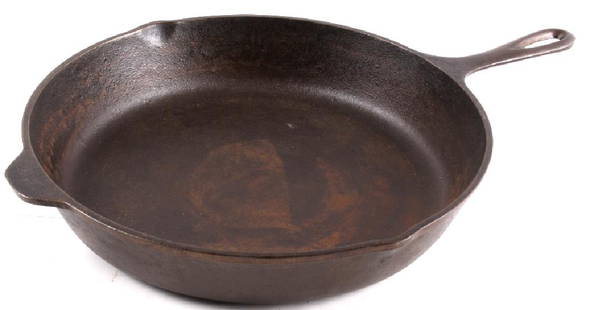 Collection Of Early Cast Iron Fry Pans