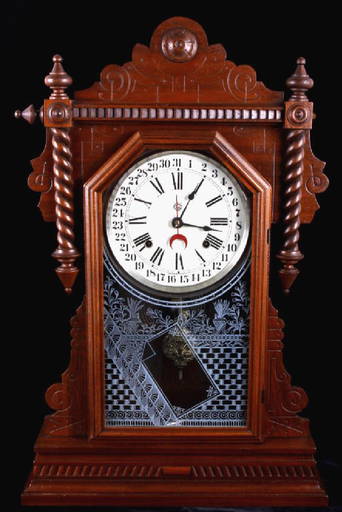 Waterbury Clock Co. Buffalo Calendar Clock