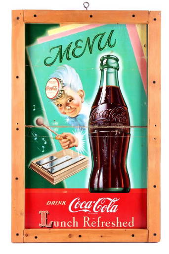 Coca Cola "sprite Boy" Sign Rare 1941