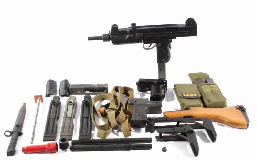 Imi M.p. Uzi Blank Firing Smg & Accessories