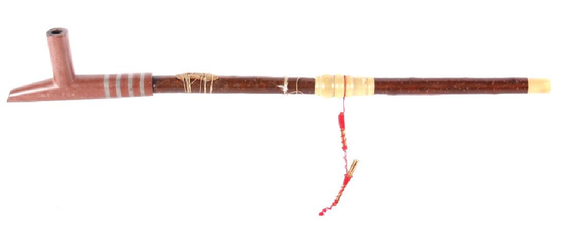 Crow Ceremonial "Calumet" Pipe
