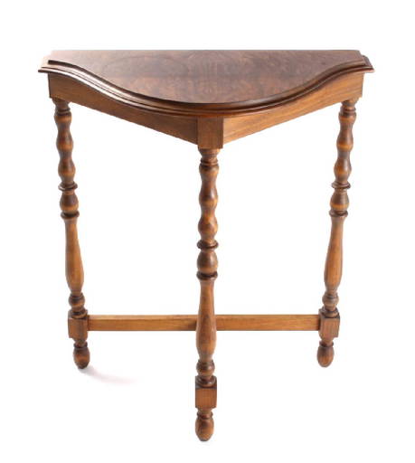 Antique Kiel Furniture Co. Half Moon Side Table