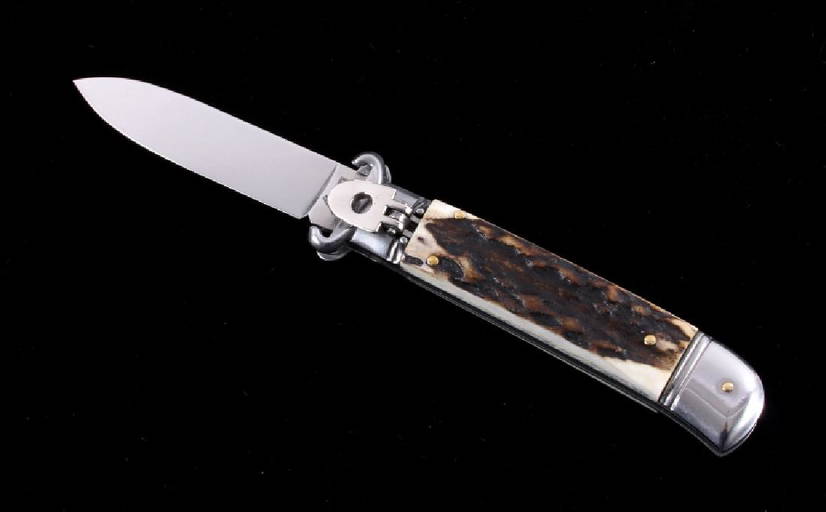 Italian Stag Horn Switchblade Shell Puller Knife - Oct 28, 2017 | North ...