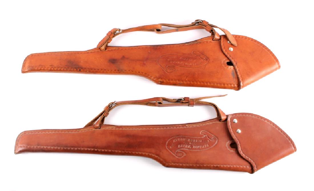 Custom Leather Rifle Scabbards Dillon Montana