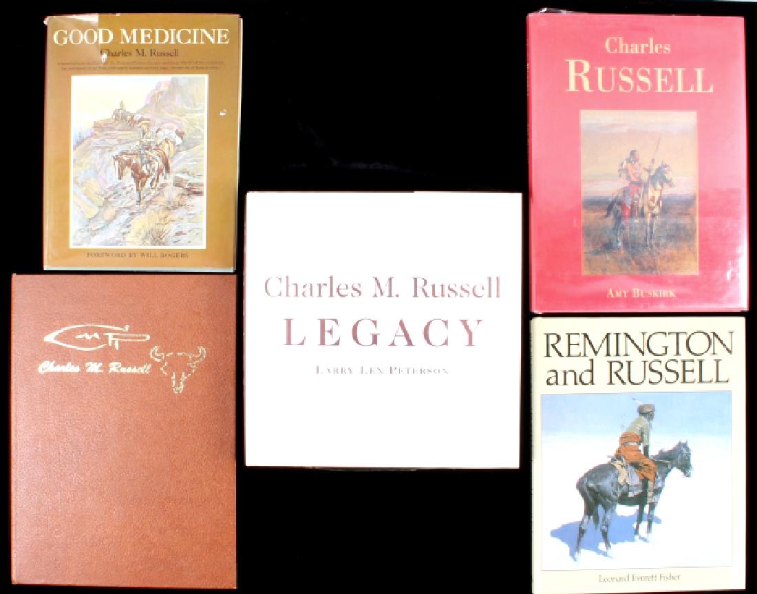 Charles M. Russell Themed Collection of Books