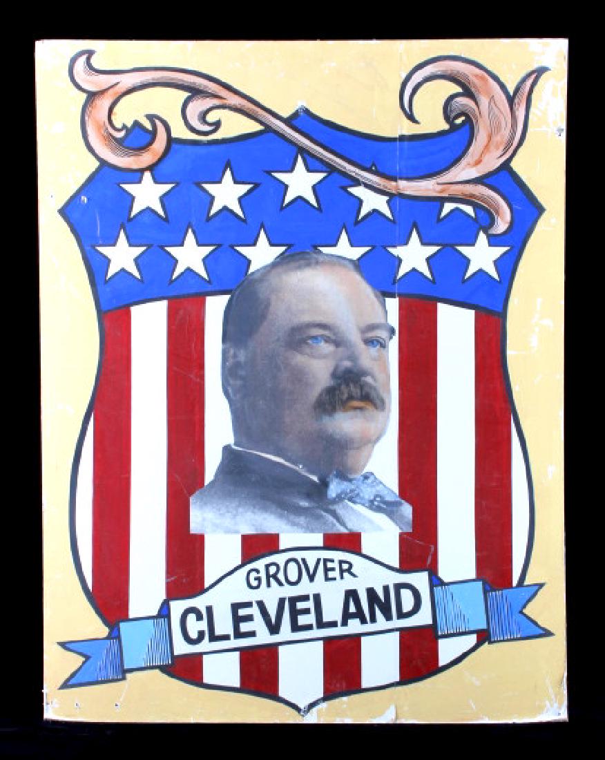 Grover Cleveland Campaign Folk Art Poster