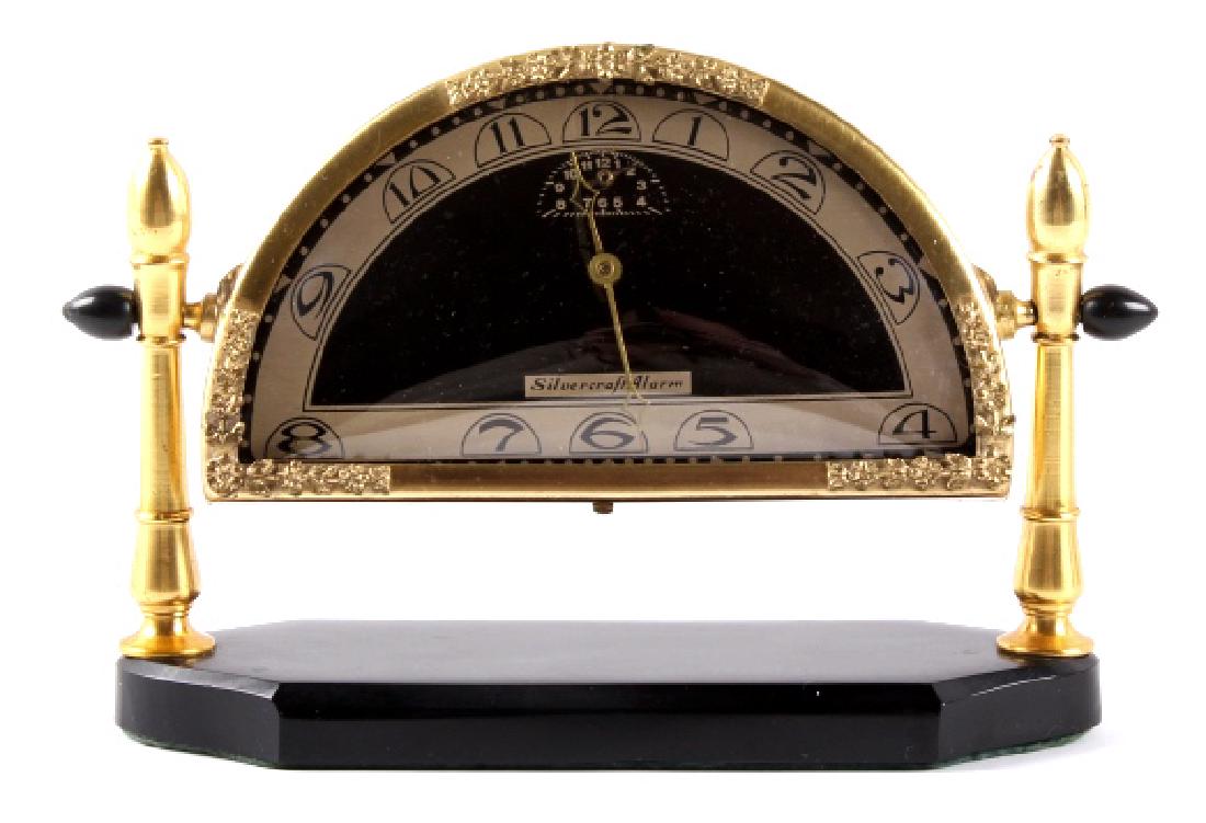 LAUFFER GERMAN ART DECO MANTEL CLOCK C. 1940