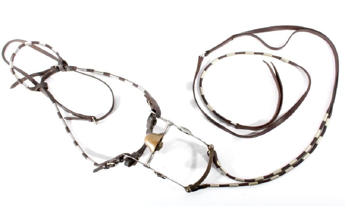 Early Silver Mounted El Gato Style Bit & Bridle