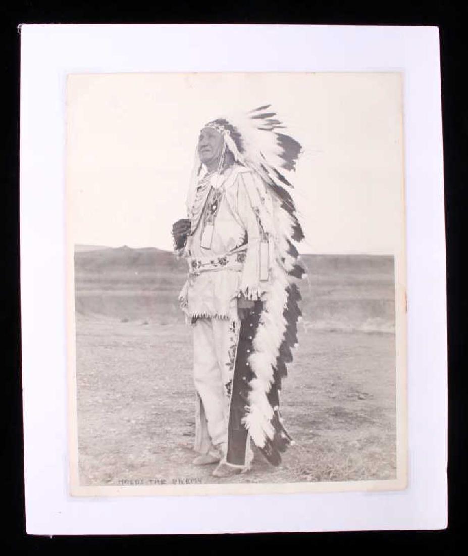 Original Crow Chief "Holds The Enemy" Photograph