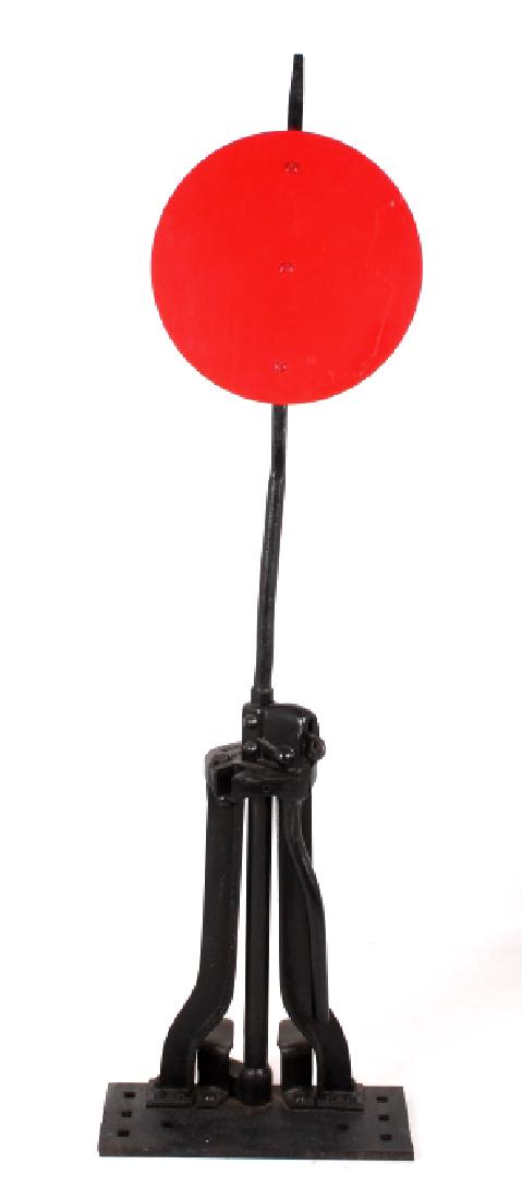 Iron Chicago Railroad Switch Stand