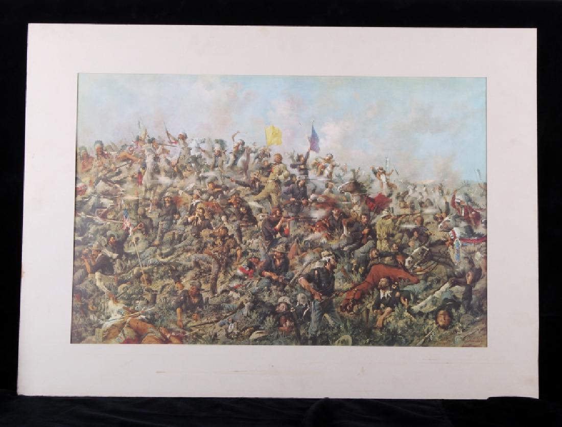 Custer's Last Stand Print by Edward S. Paxson