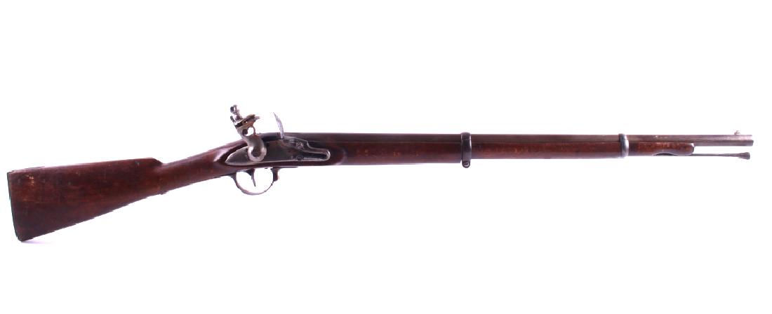 Early Belgian Liege Flintlock Musket Rifle