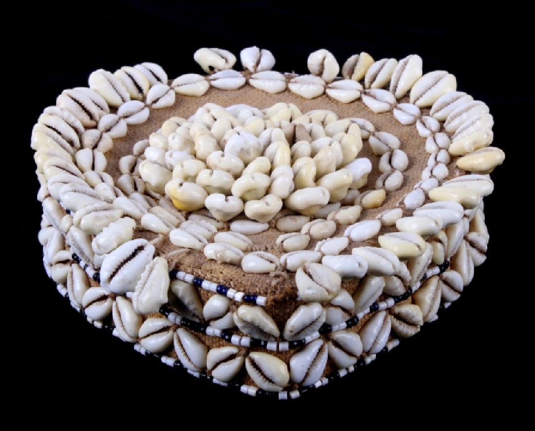 African Coast Cowrie Shell Tribal Crown