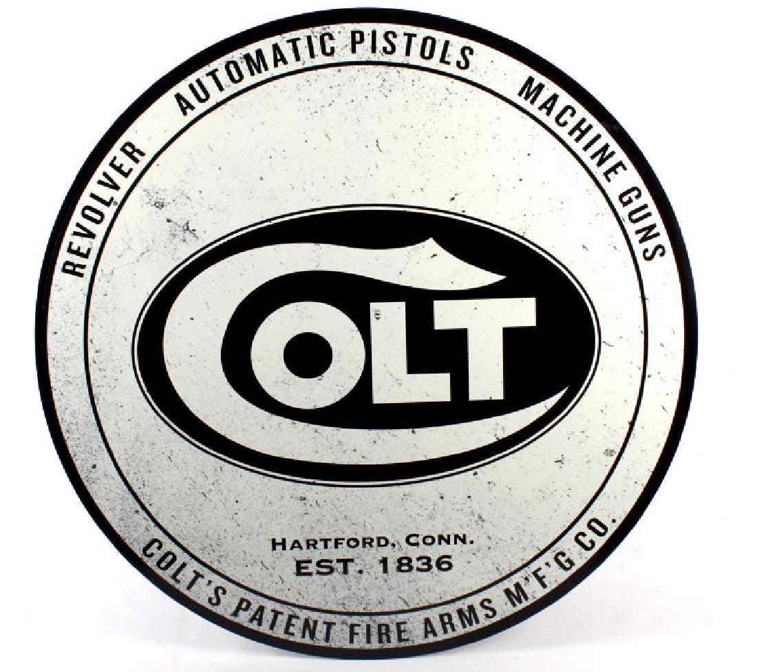Colt Firearms Advertising Sign