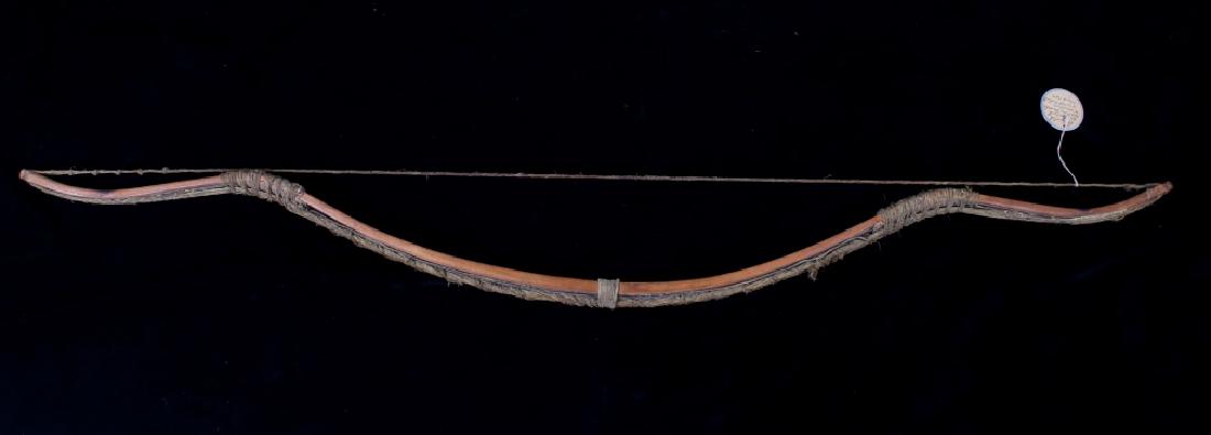 Alaskan Inuit Eskimo Cable Bow with Provenance