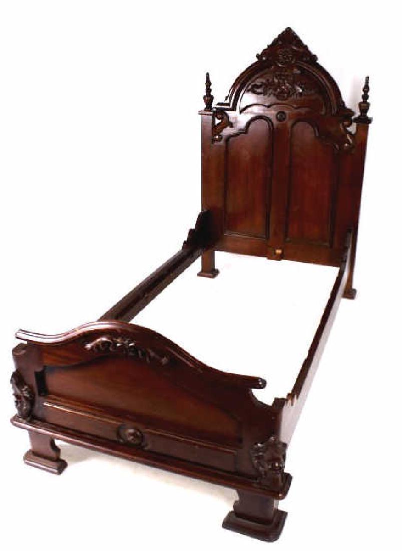 Ornate Victorian Style Twin Bed Frame