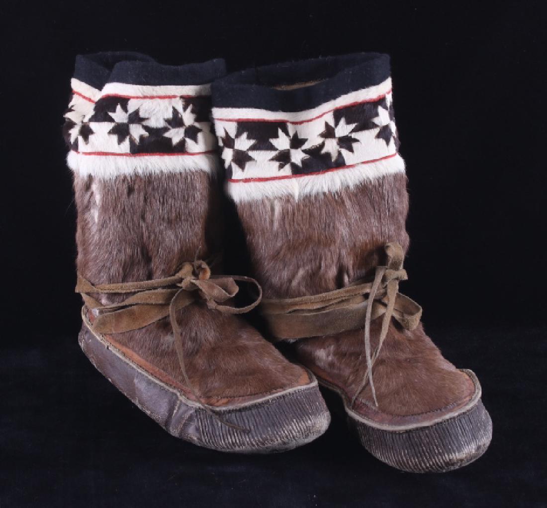 Alaskan Inuit Eskimo Caribou Mukluks