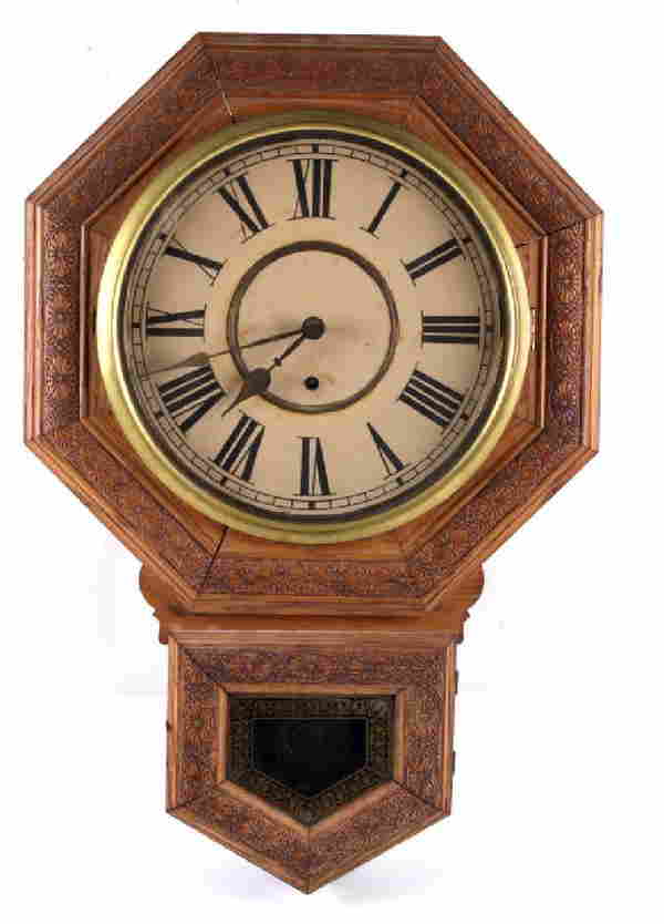 Antique E.N. Welch Clock Co. Octagon Drop Clock - Apr 13, 2019 | North ...