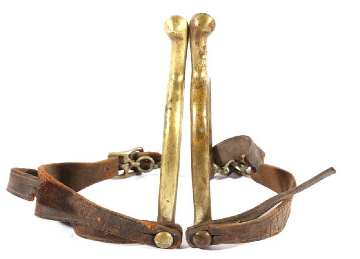 U.s. G.a.p. Cavalry Brass Spurs Model 1885