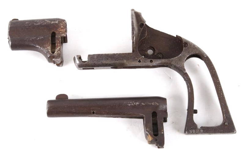 Collection Of Merwin Hulbert Revolver Parts