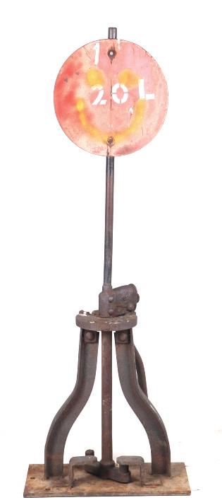 Iron Chicago Railroad No. 6 Star Switch Stand