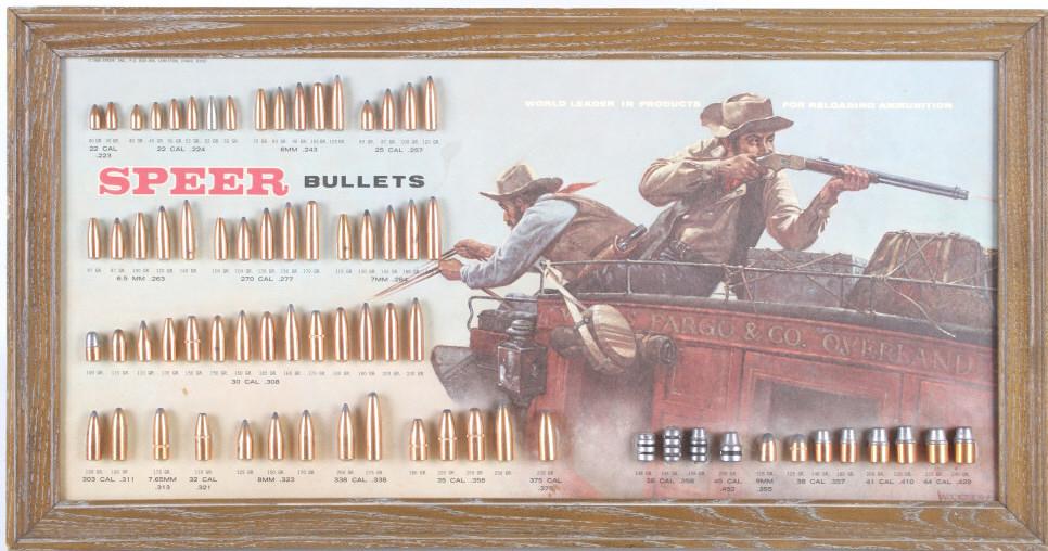 Speer Bullets Wells Fargo Display Advertisement (#0063) on Jan 15, 2022 ...