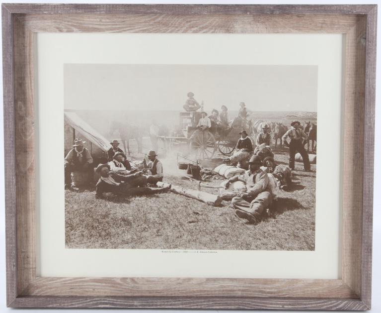 1908 J.e. Stimson Collection "round Up Cowboys"