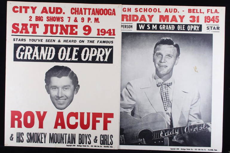 Roy Acuff & Eddy Arnold Grand Ole Opry Posters (#0483) on Mar 19, 2022 ...