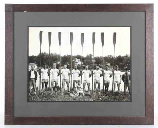 1940's St. Johns Collegiate Rowing Team Photograph