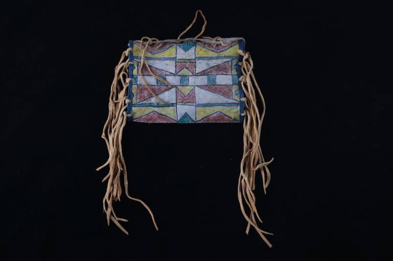 Plains Indians Polychrome Parfleche Envelope