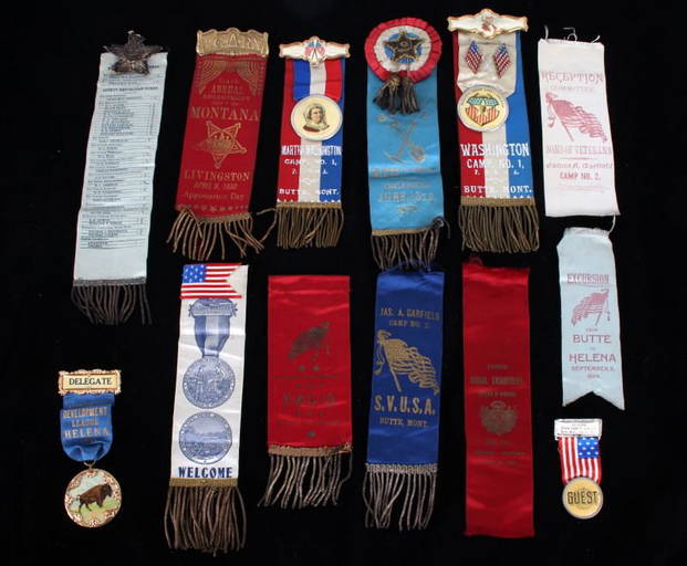 Butte & Helena Montana Patriotic Political Ribbons