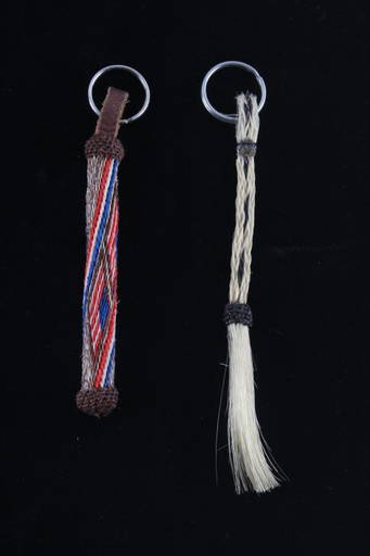 Deer Lodge Mt. Prison Hitched Horsehair Key Fobs