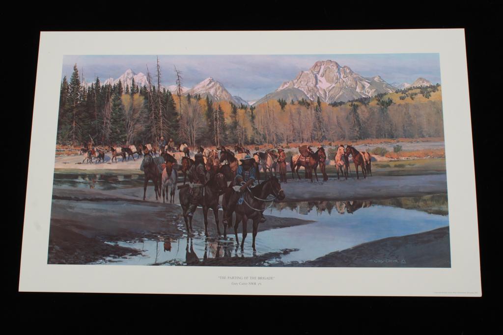 Gary Carter Print "the Parting Of The Brigade"