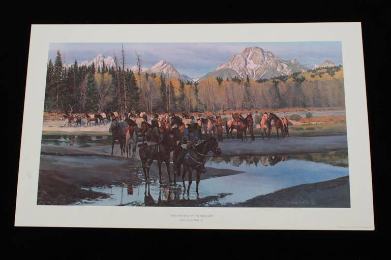Gary Carter Print "the Parting Of The Brigade"