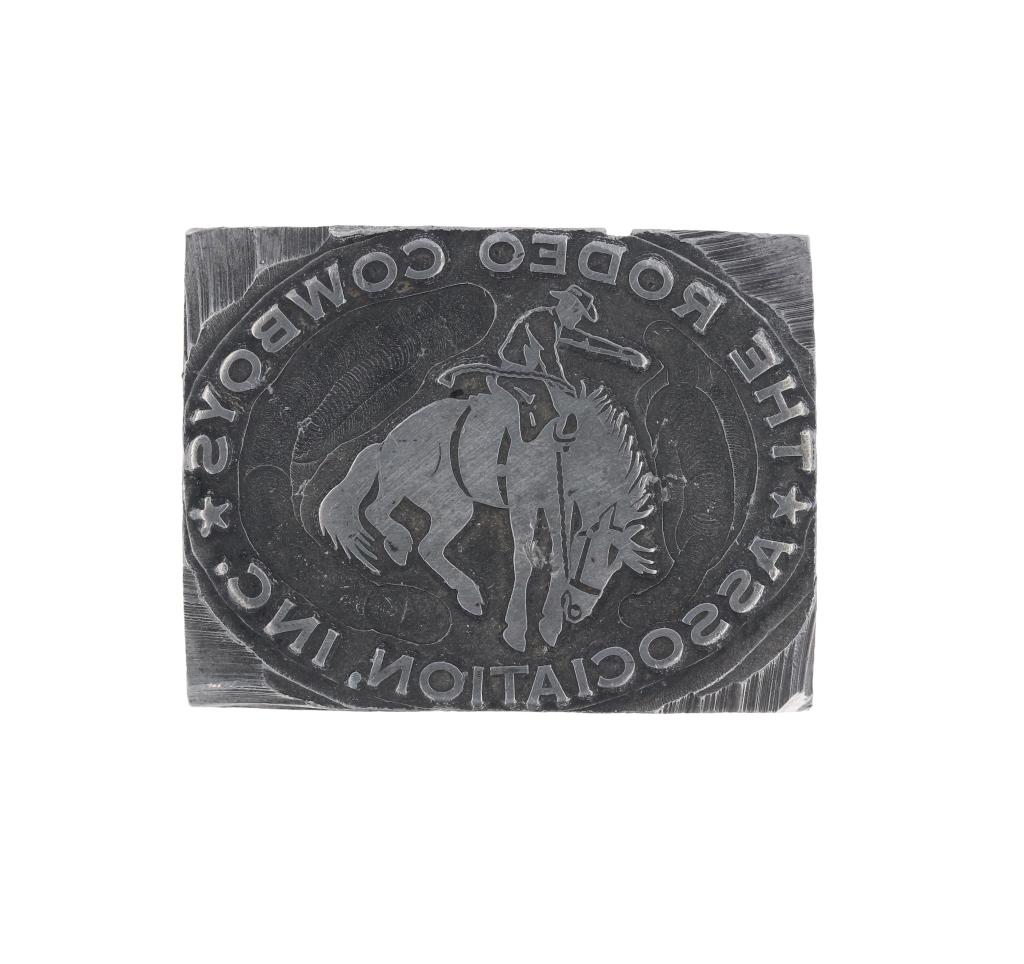 The Rodeo Cowboy Association Inc. Lead Ingot Stamp
