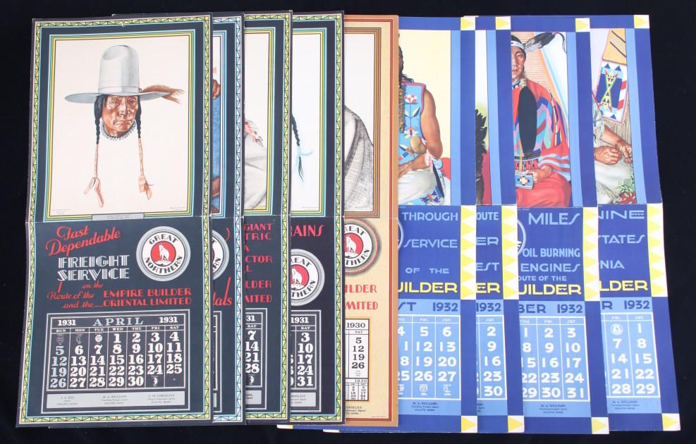 1930-1932 W Reiss Great Northern Railway Calendars - Apr 22, 2023 ...