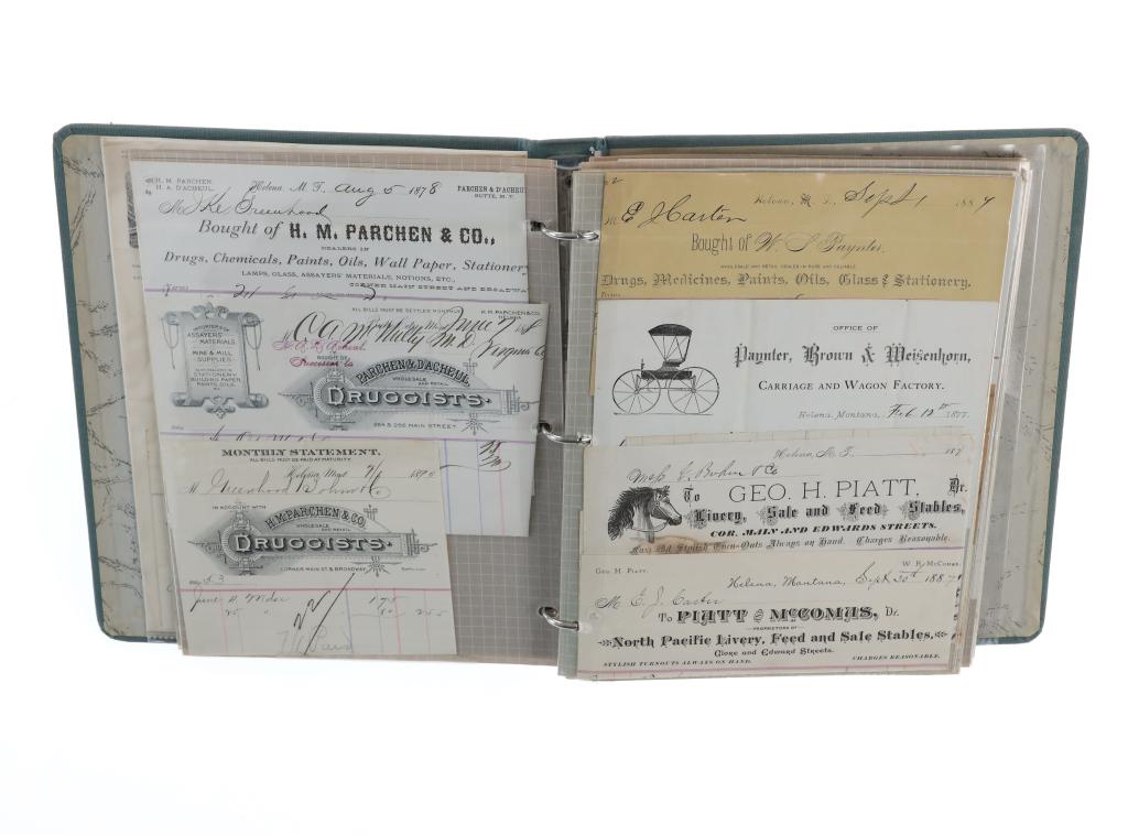 Helena, Montana Ephemera (1868-1899) Collection Auction