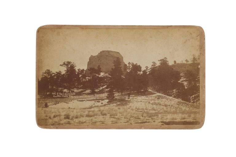 George Trager (1861-1948) Courthouse Butte Photo Auction