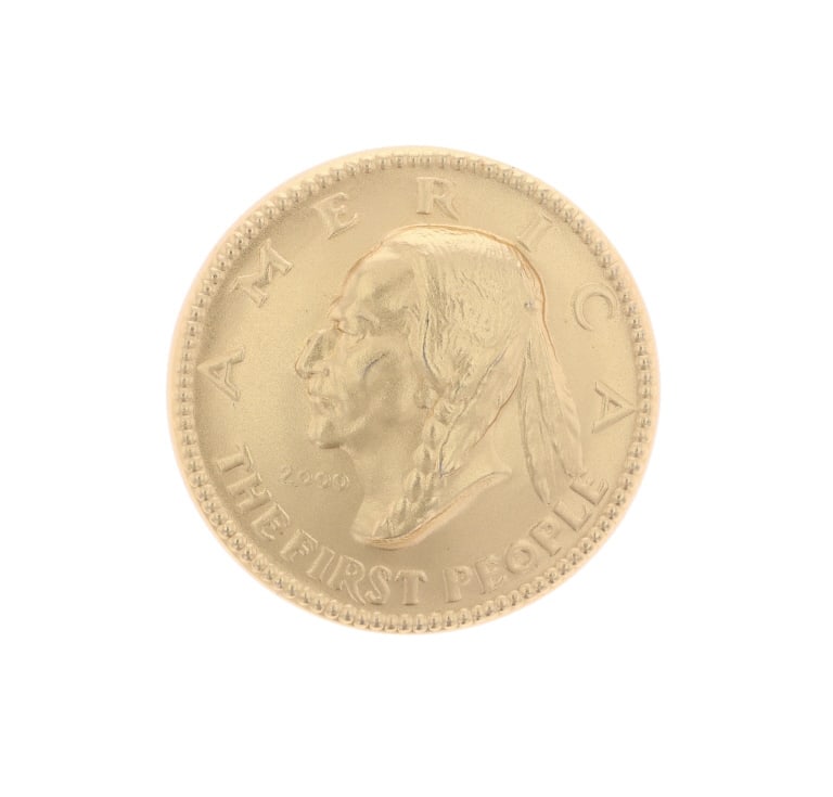 Daniel Altschuler 2000 Gold Us Indian Peace Medal Auction