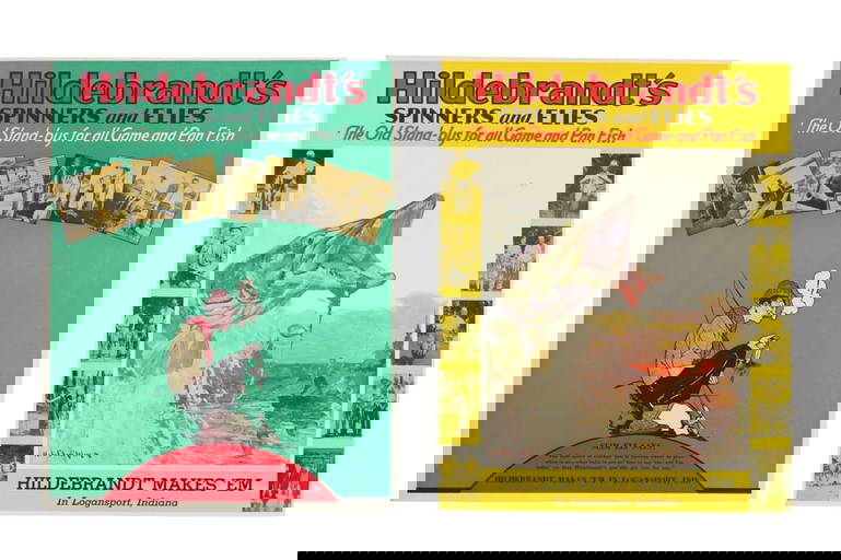 Hildebrandt's Spinners & Flies Ad Posters C. 1940s