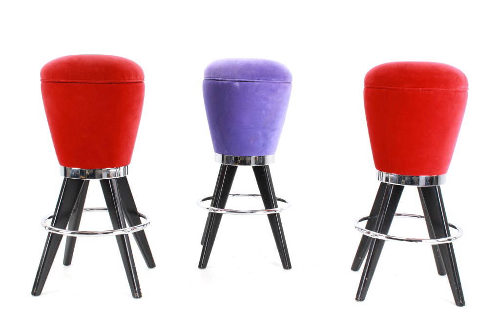 Gumdrop Stools Styled After Haziza Studio 1980-90s Auction