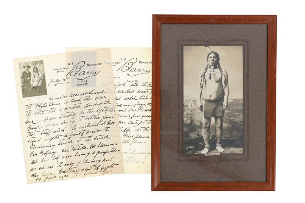 David F. Barry (1854-1934) Chief Gall Albumen Auction