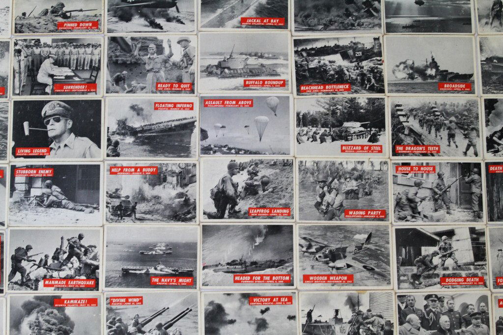 269: 70 WWII War Bulletin Trading Cards
