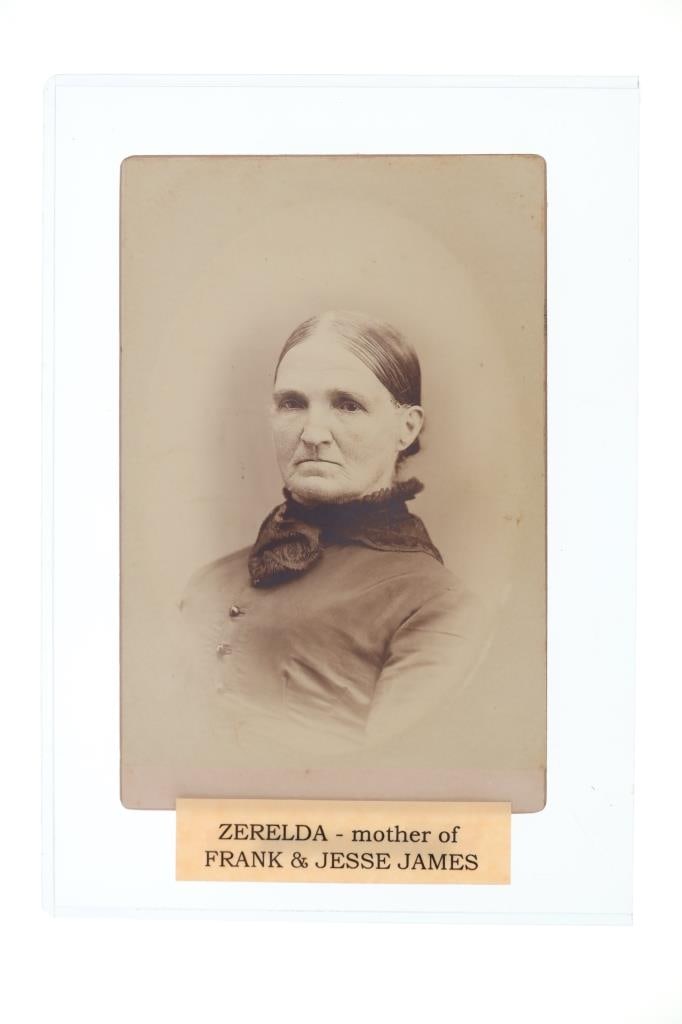 Original Jessie James Mother Zerelda James Photo Auction