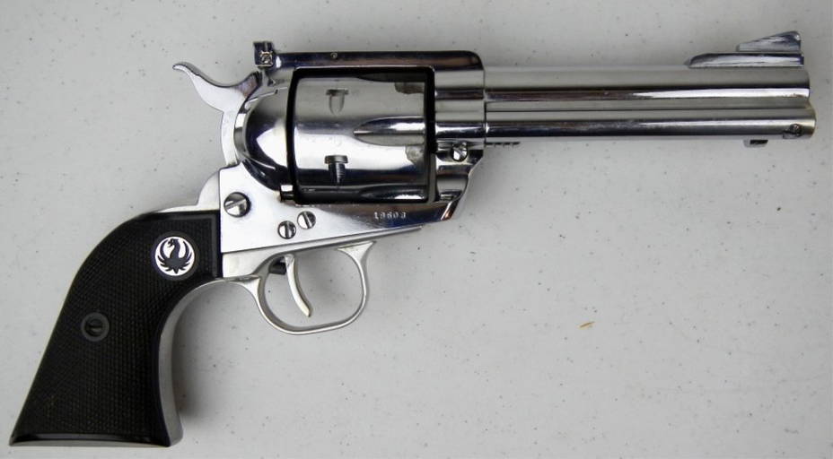 Ruger Blackhawk .357 Chrome Revolver